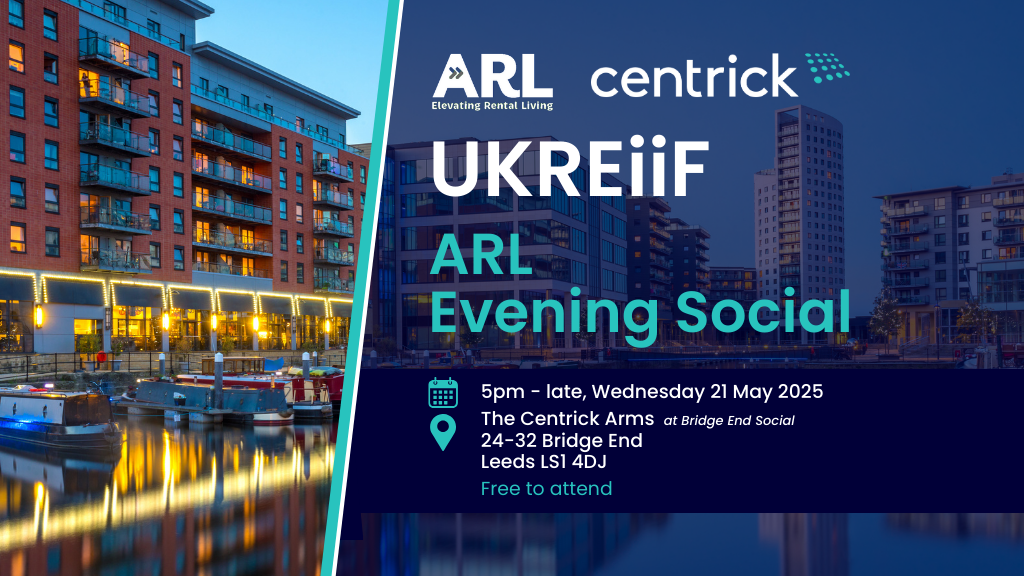The ARL Evening Social at UKREiiF - Centrick | Places to feel at home in